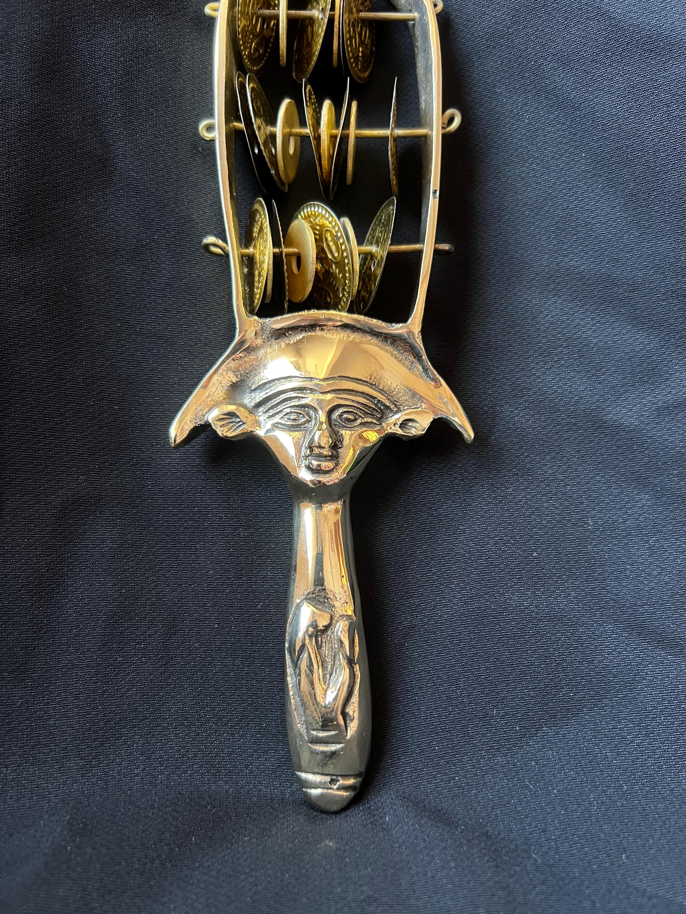Amazing Goddess Hathor Sistrum Made of Copper - Sacred Musical ...