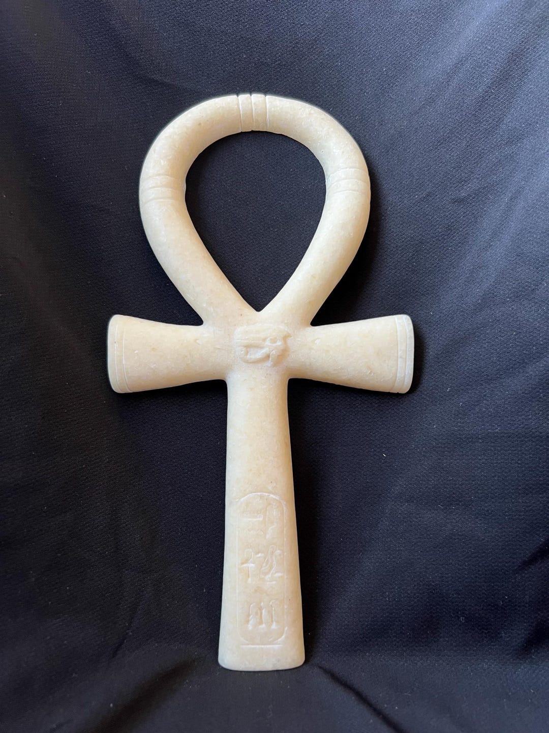 White Stone Egyptian Ankh | Handmade Key of Life Symbol | Ancient ...