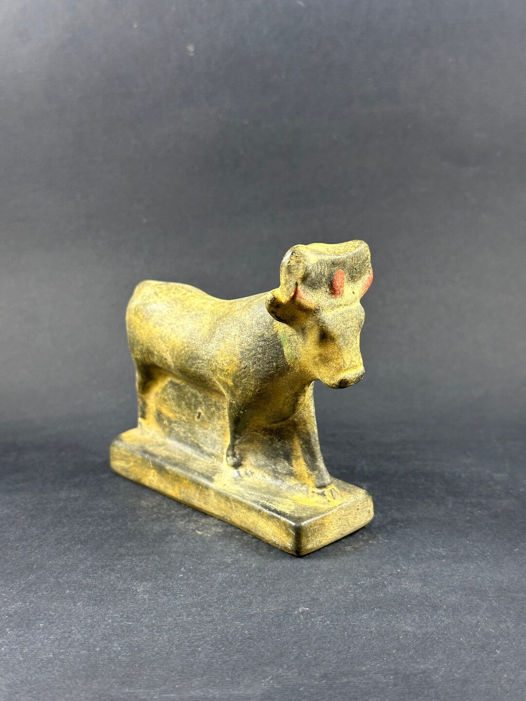 Egyptian Goddess Hathor, Hathor Face With Cow Shape. Hand Carved Hathor ...