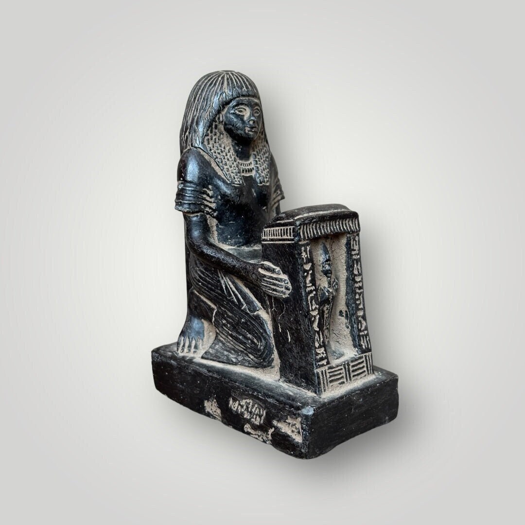 Tiye Seated Statue Egyptian Goddess Sculpture Goddess Museum Replica ...