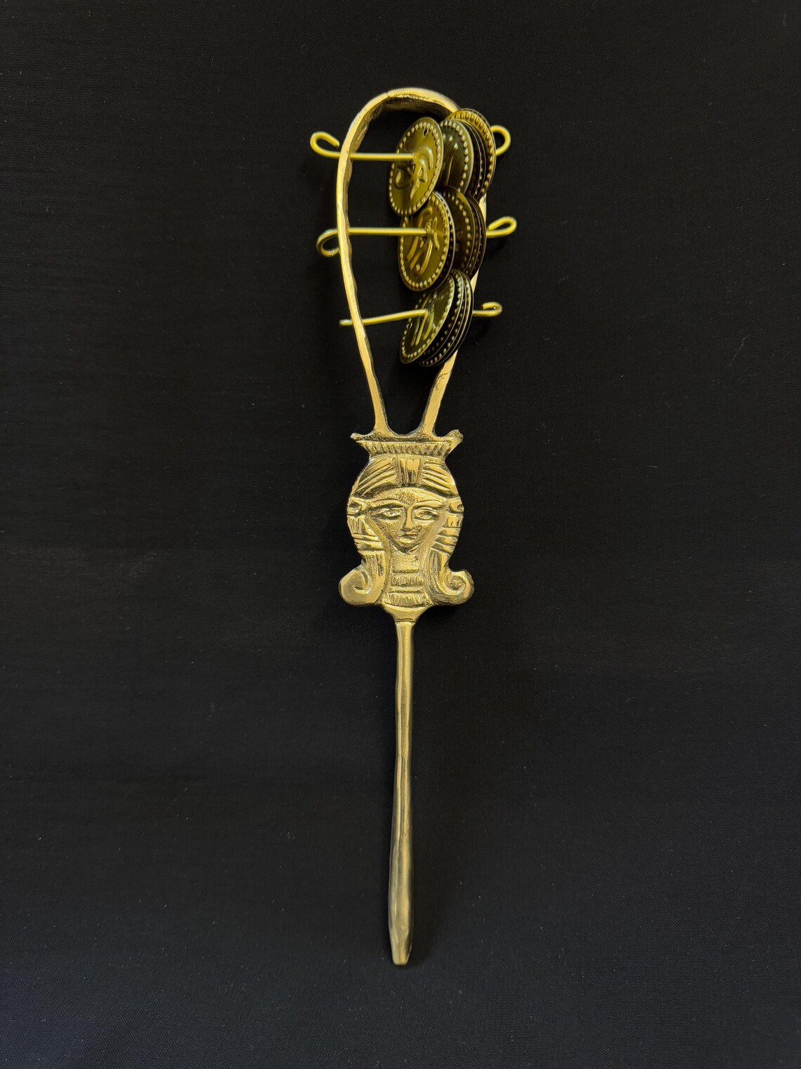 Hathor Sistrum Goddess Sacred Musical Instrument of Ancient Egypt ...