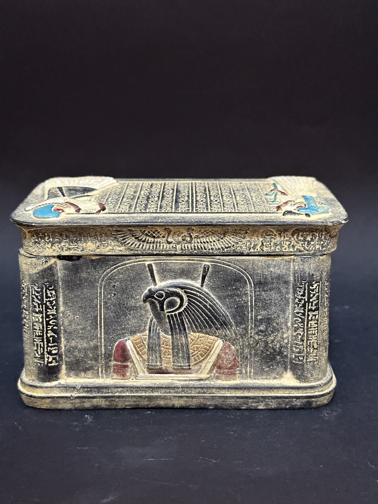 Authentic Treasure Box of Ancient Egyptian Pharaonic Style Treasure ...