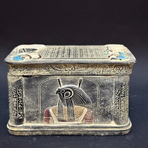 Authentic Treasure Box of Ancient Egyptian Pharaonic Style Treasure ...