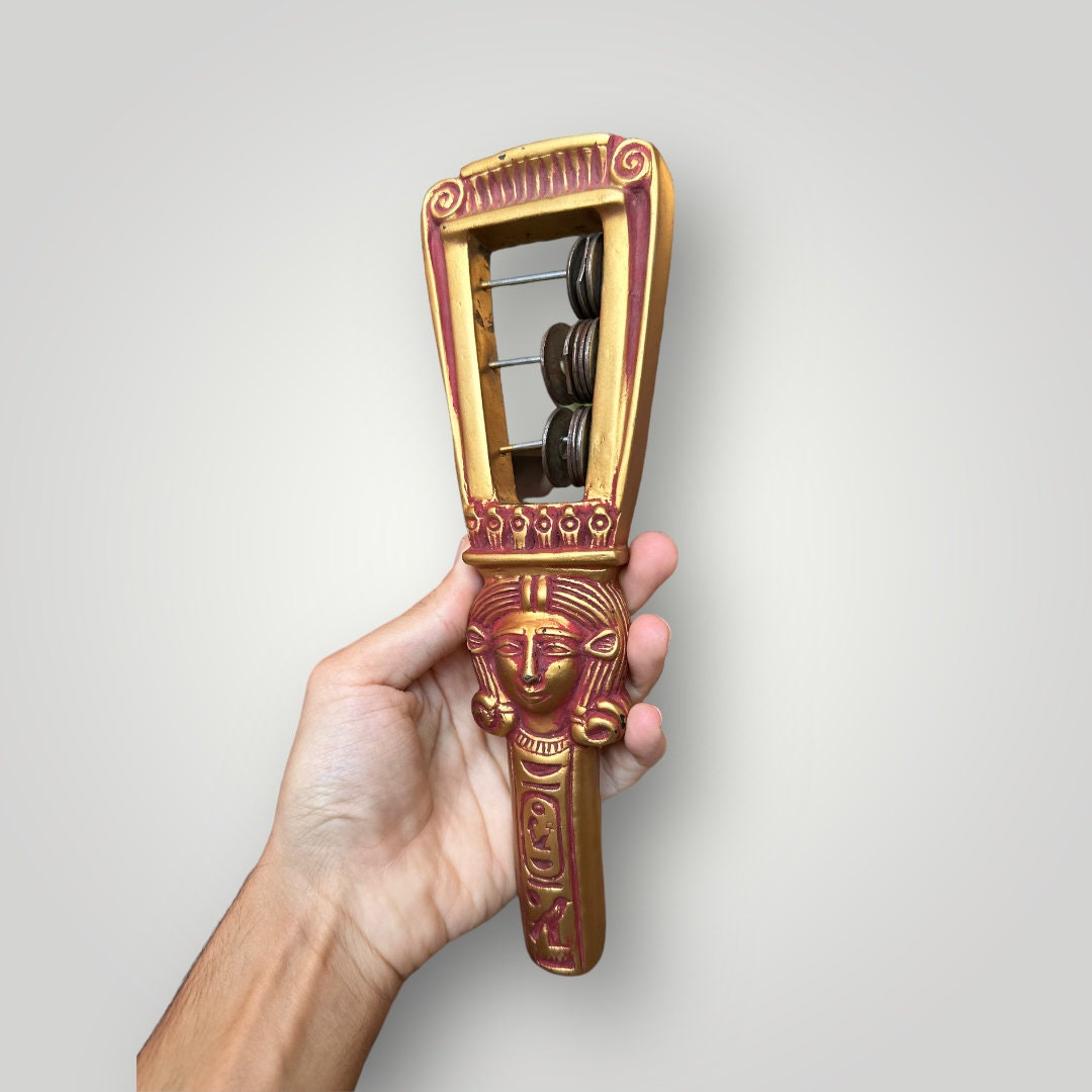 Sacred Sistrum of Goddess Hathor Musical Instrument Home Decor Sacred ...