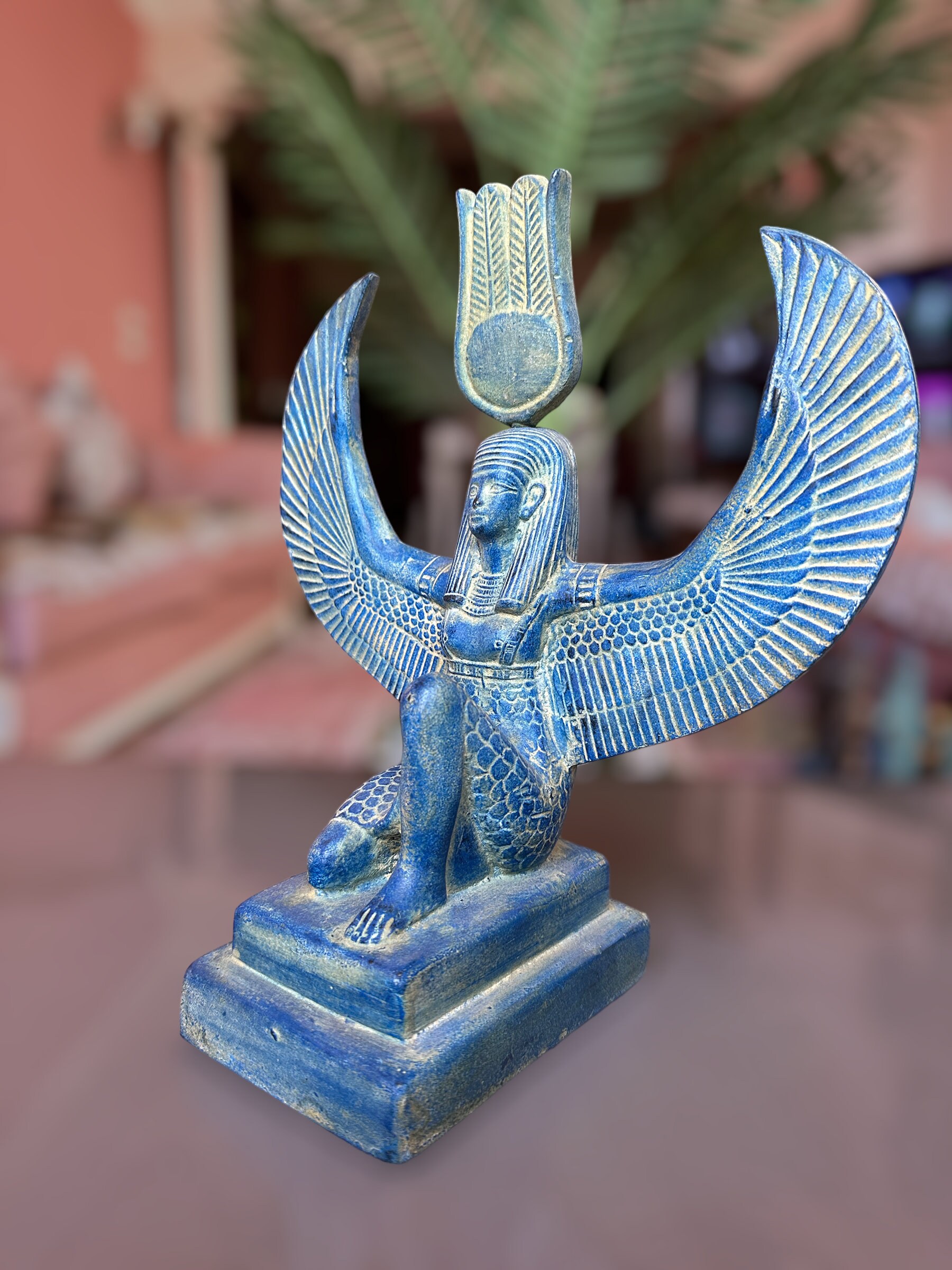 Unique Statue of Egyptian Goddess Maat With Open Wings Made in Egypt - Etsy