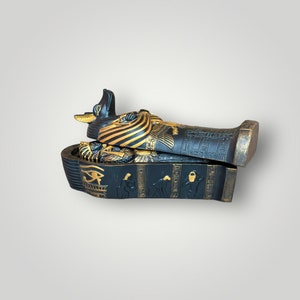 Replica Statue of Anubis With a Mummies Inside Anubis Coffin Museum ...