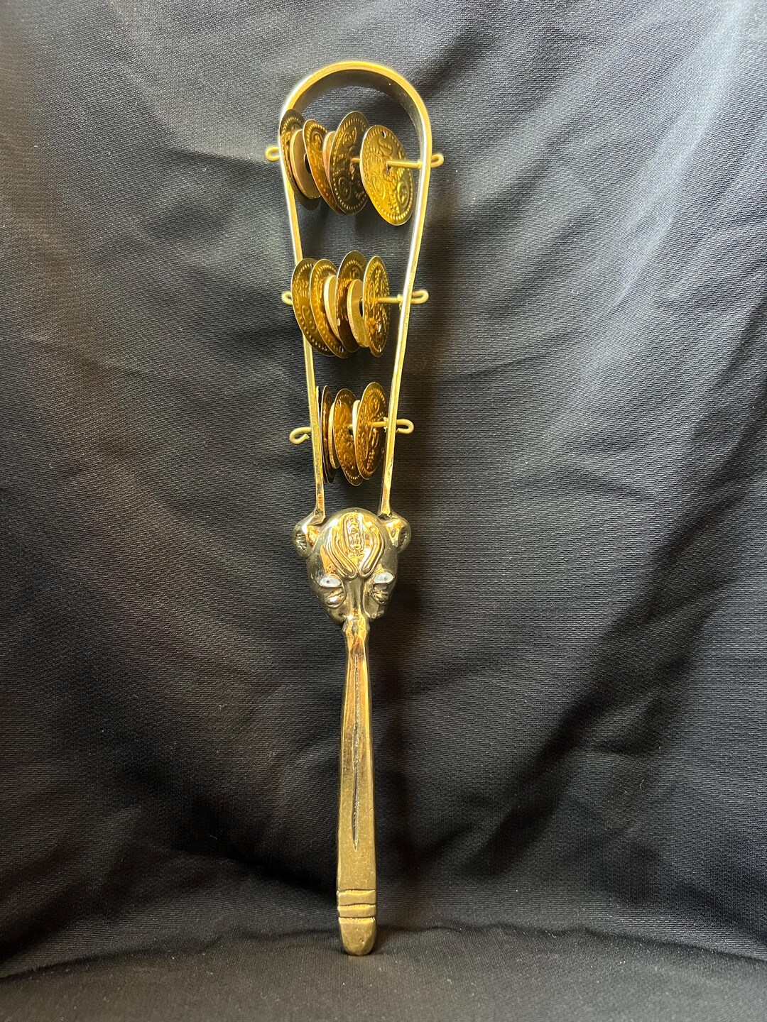 Authentic Brass Sekhmet Sistrum Ancient Egyptian Lioness Goddess Temple ...