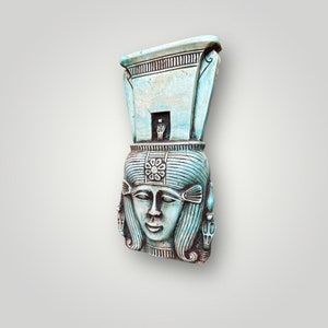 Hathor Face Wall Mounted Stone Egyptian Goddess Mask Made in Egypt. - Etsy
