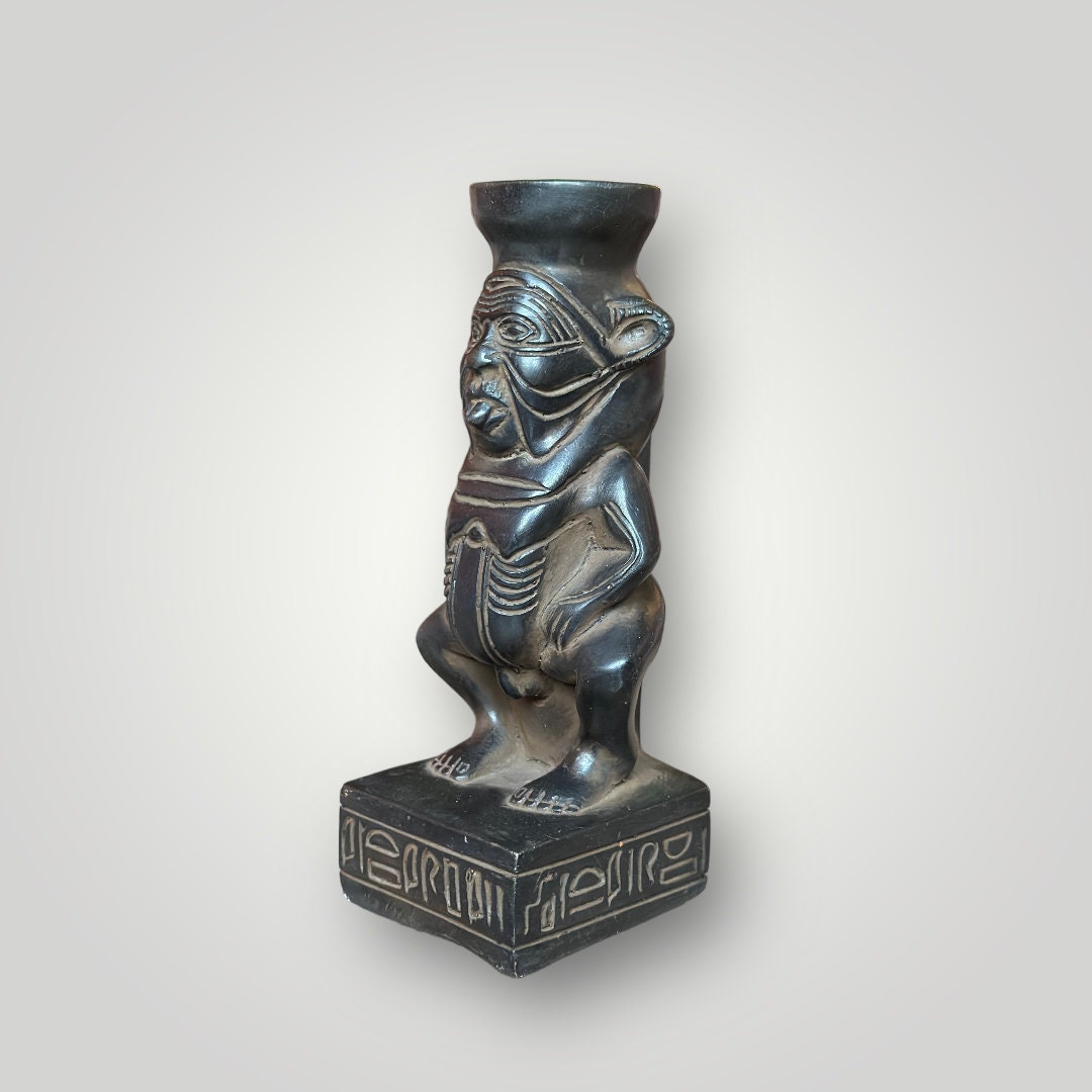 Egyptian God Bes Statue Handcrafted God of Joy and Happiness Bes ...