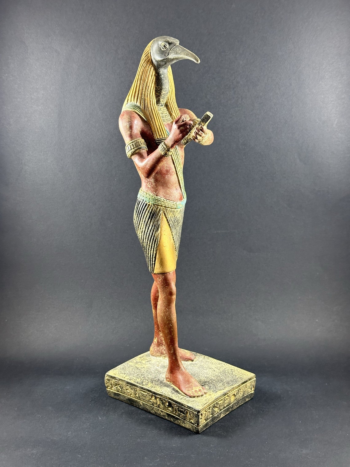 Egyptian God Thoth Statue Deity of Wisdom and Writing in Ancient Egypt ...