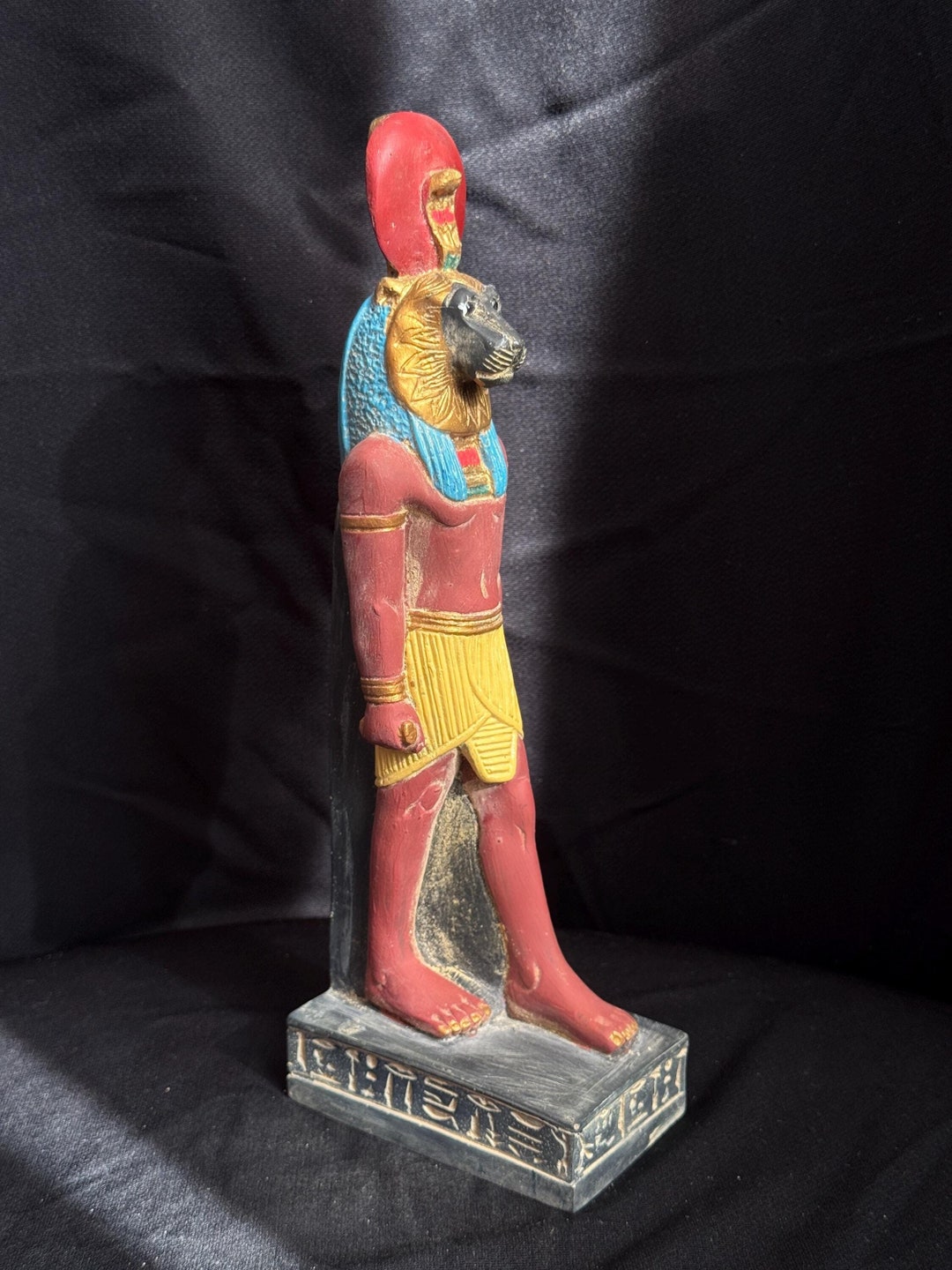 Statue of Goddess Sekhmet Standing Handcrafted Heavy Stone Sculpture ...