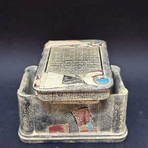 Authentic Treasure Box of Ancient Egyptian Pharaonic Style Treasure ...