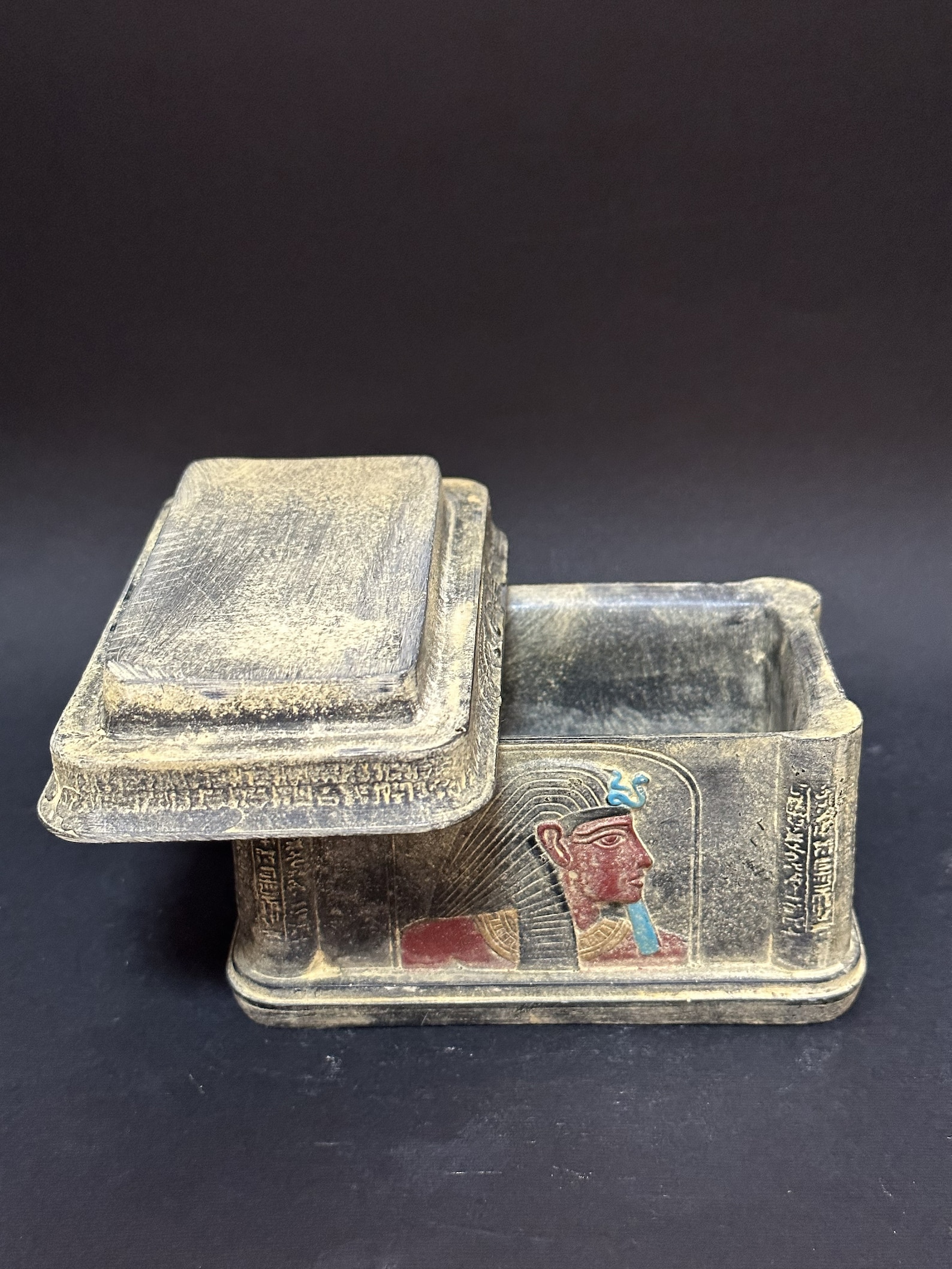 Authentic Treasure Box of Ancient Egyptian Pharaonic Style Treasure ...