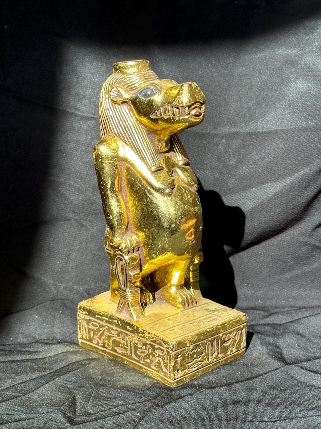 Taweret Hippo Egyptian Goddess of Childbirth Statue Taweret Hippo ...