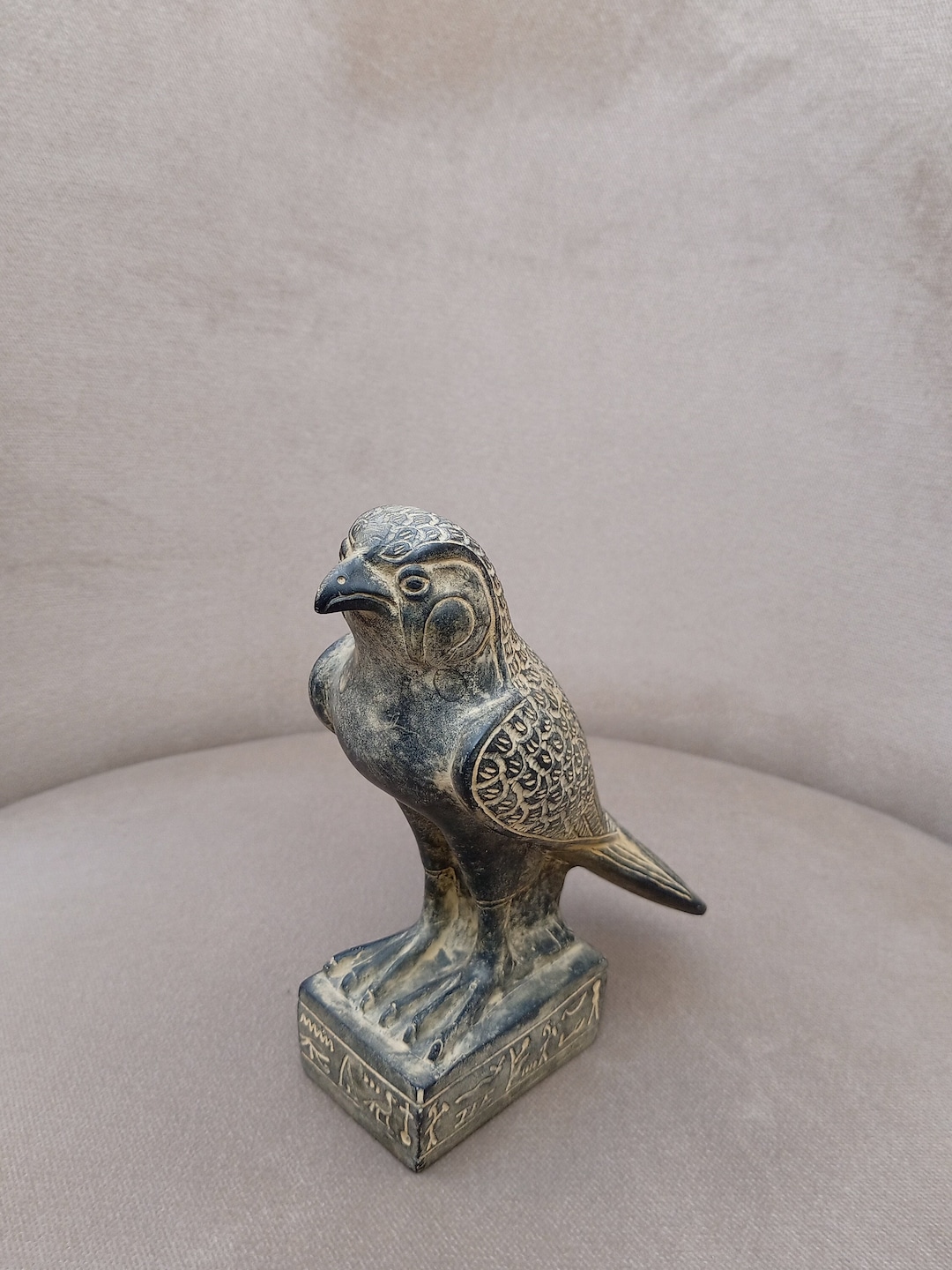 Egyptian Statue Horus God Falcon Bird Antique Made in Egypt - Etsy