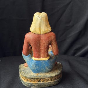 The Seated Scribe Ancient Egyptian Scribe Statue Timeless Wisdom the ...