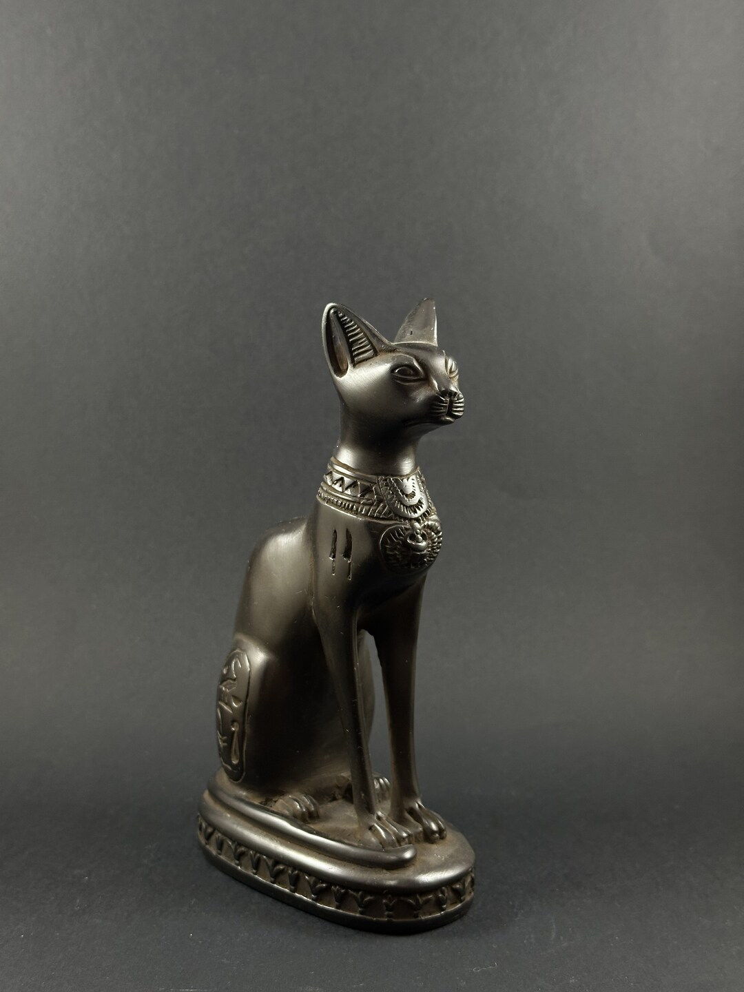 Unique State of Egyptian Bastet Goddess Black Color With Eye of Horus ...