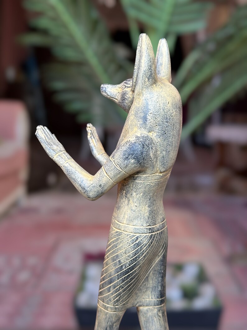Unique Statue of God Anubis Handmade Best Gift Made in Egypt - Etsy
