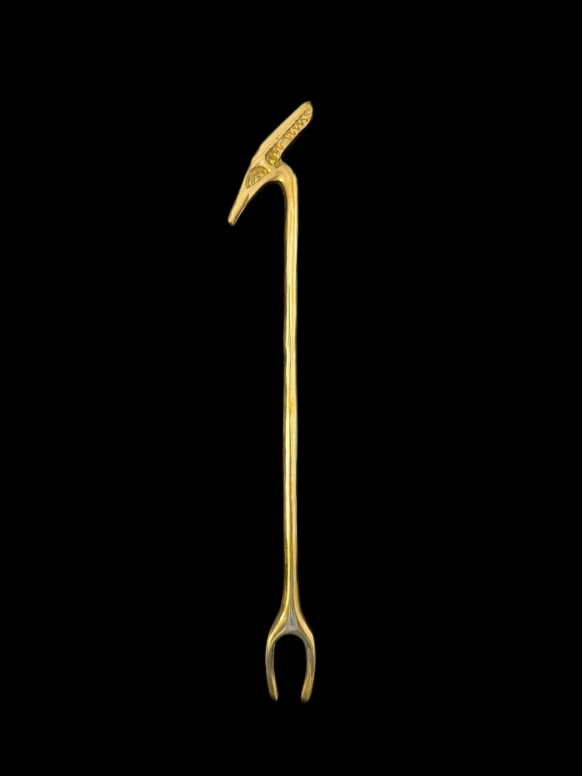Was Scepter Handmade Brass Anubis Fork Ancient Egyptian Jackal Symbol ...