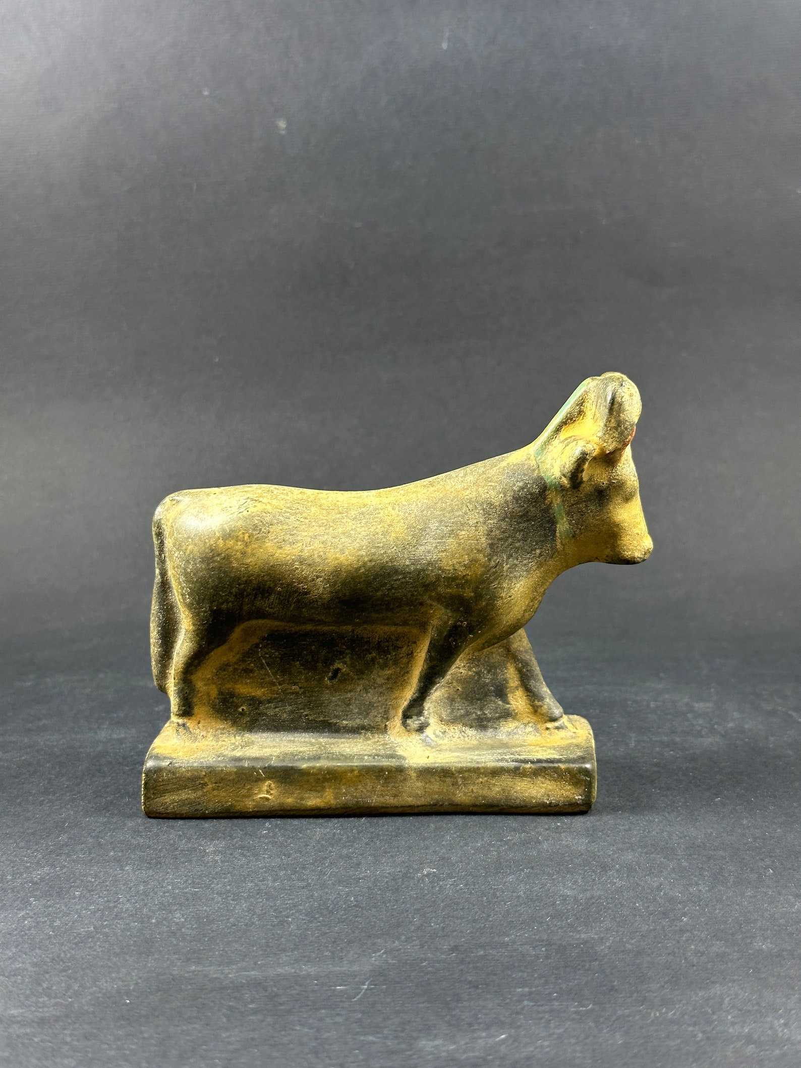 Egyptian Goddess Hathor, Hathor Face With Cow Shape. Hand Carved Hathor ...