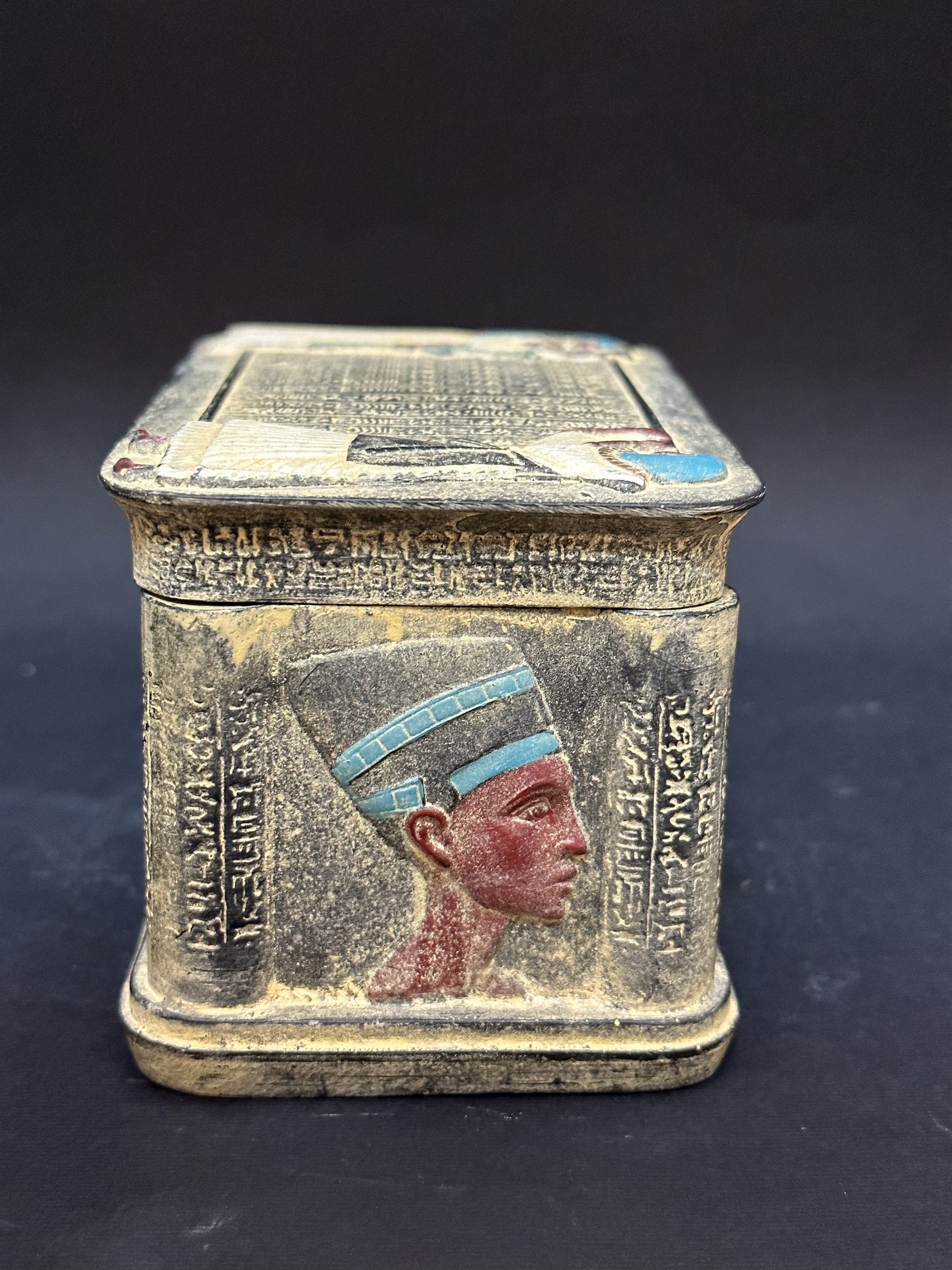Authentic Treasure Box of Ancient Egyptian Pharaonic Style Treasure ...