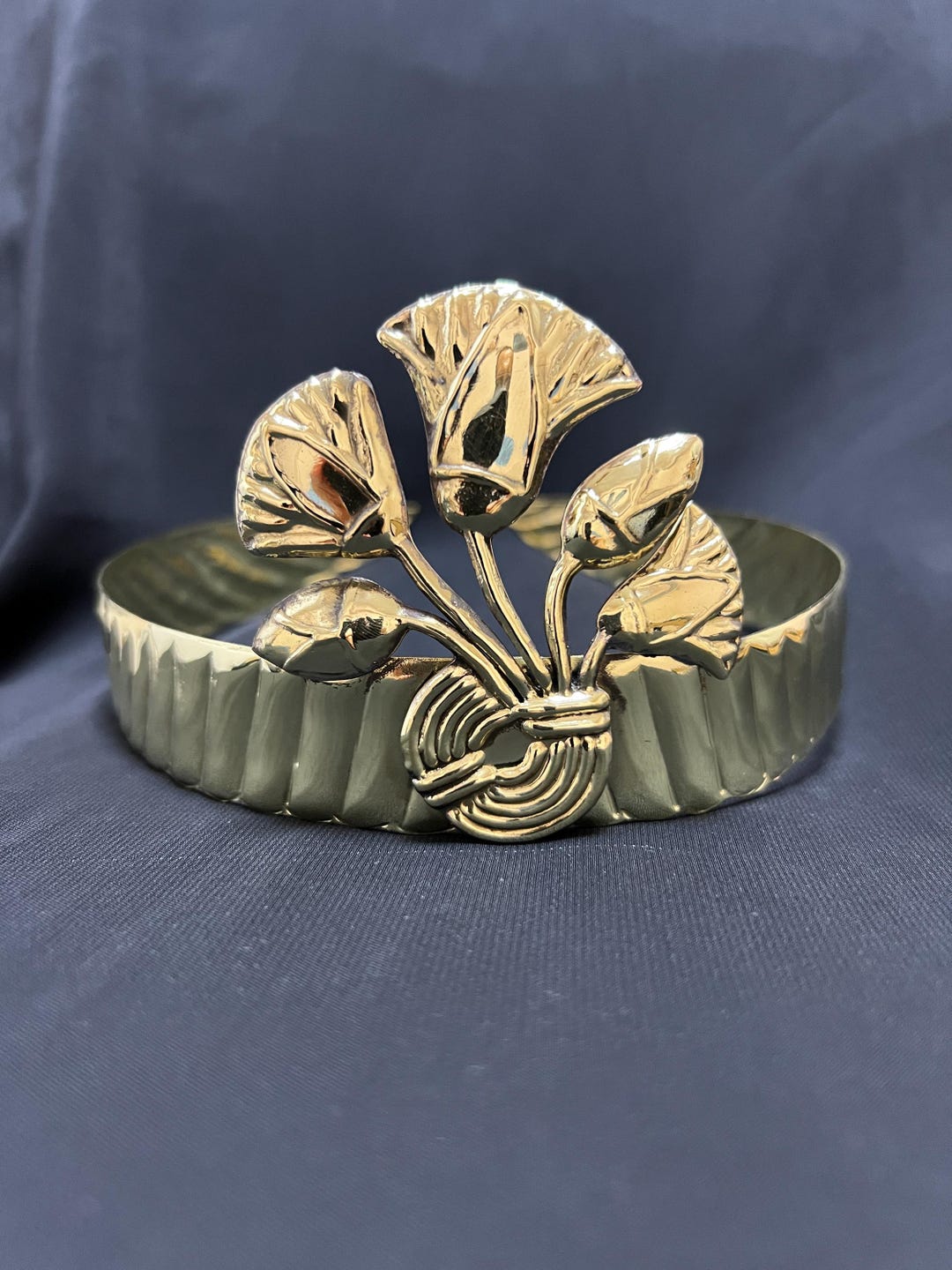 Egyptian Lotus Flower Crown With Symbolic Design of Eternal Life Made ...