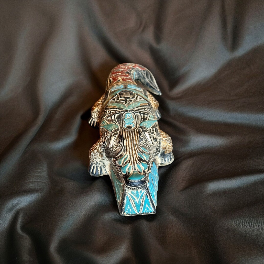Crocodile Statue God of Nile Crocodile Sculpture God of Strength and ...