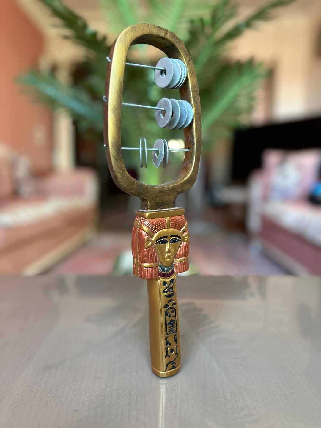 Sacred Sistrum of Goddess Hathor Magical Ancient Egyptian - Etsy