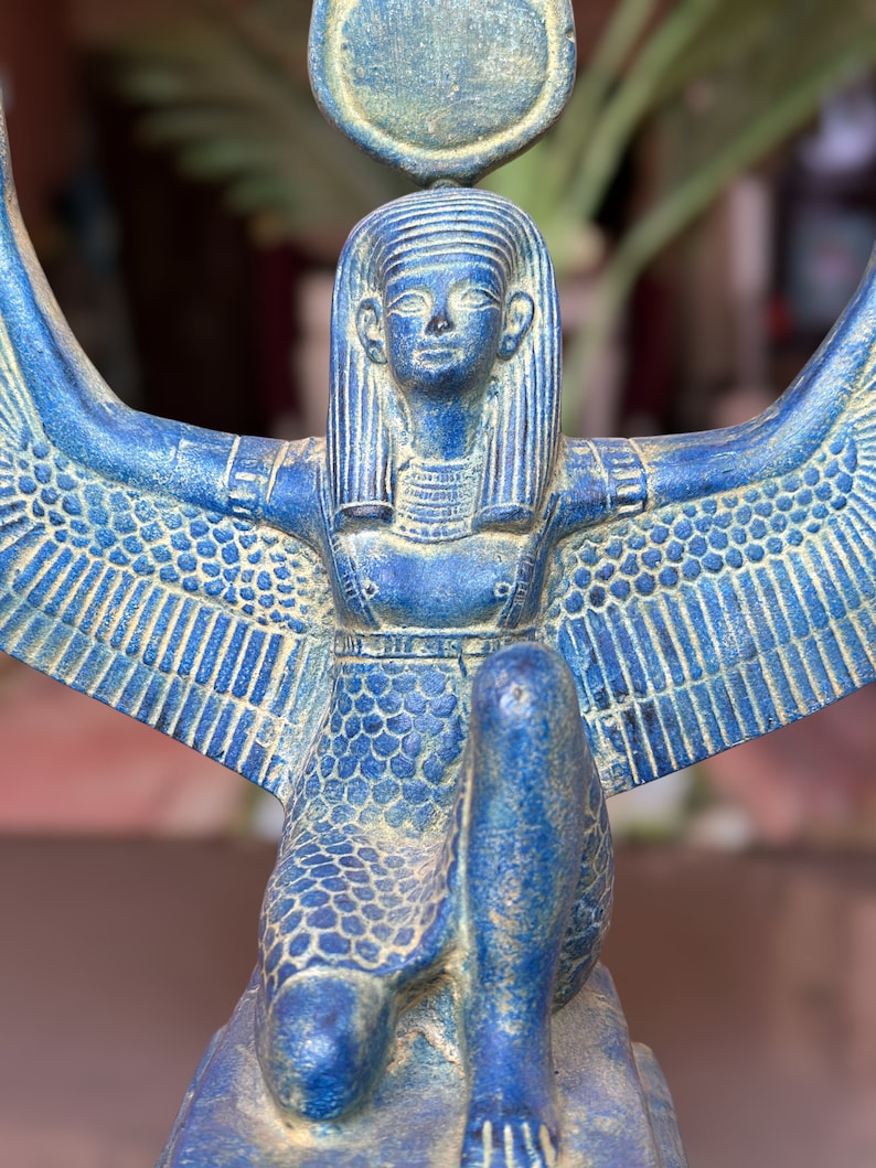 Unique Statue of Egyptian Goddess Maat With Open Wings Made in Egypt - Etsy