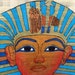 King Tut Tutankhamun on Original Papyrus Paper Hand Made in - Etsy