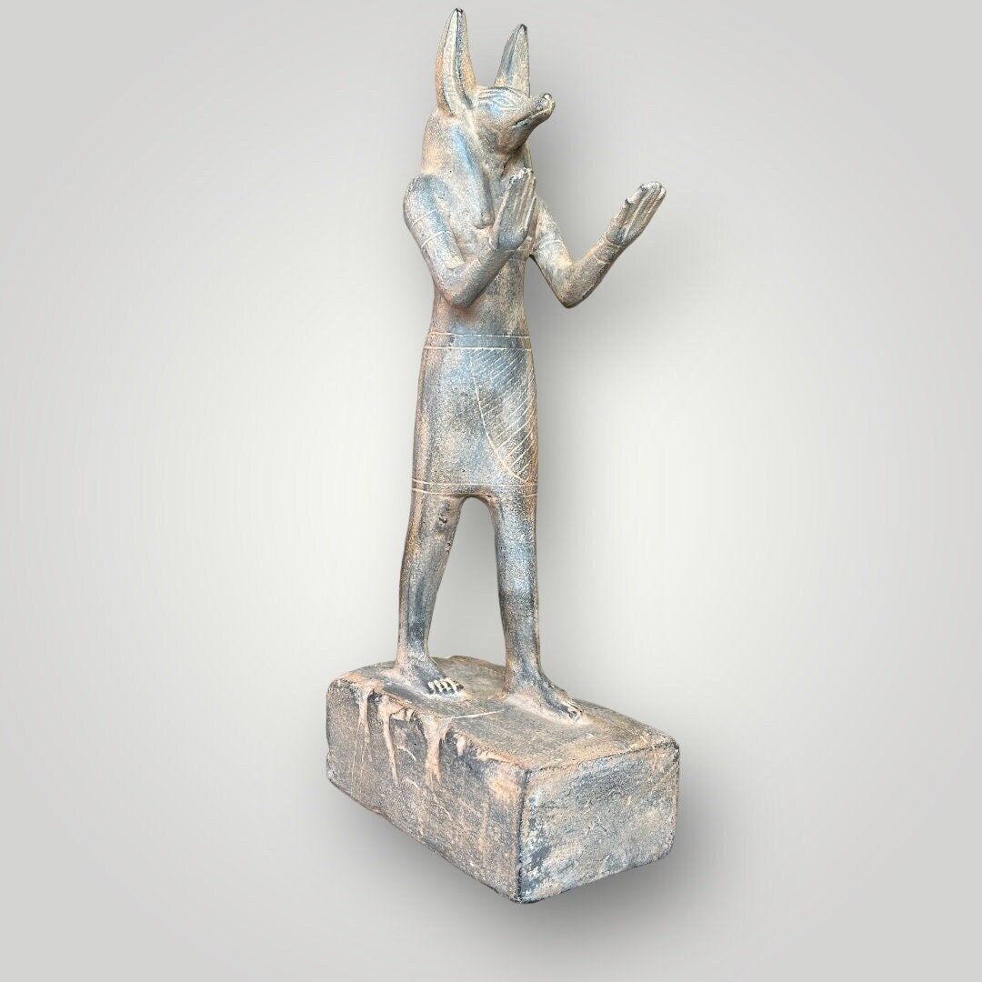 Anubis Praying Ancient Egyptian Statue Handmade Anubis Figurine ...