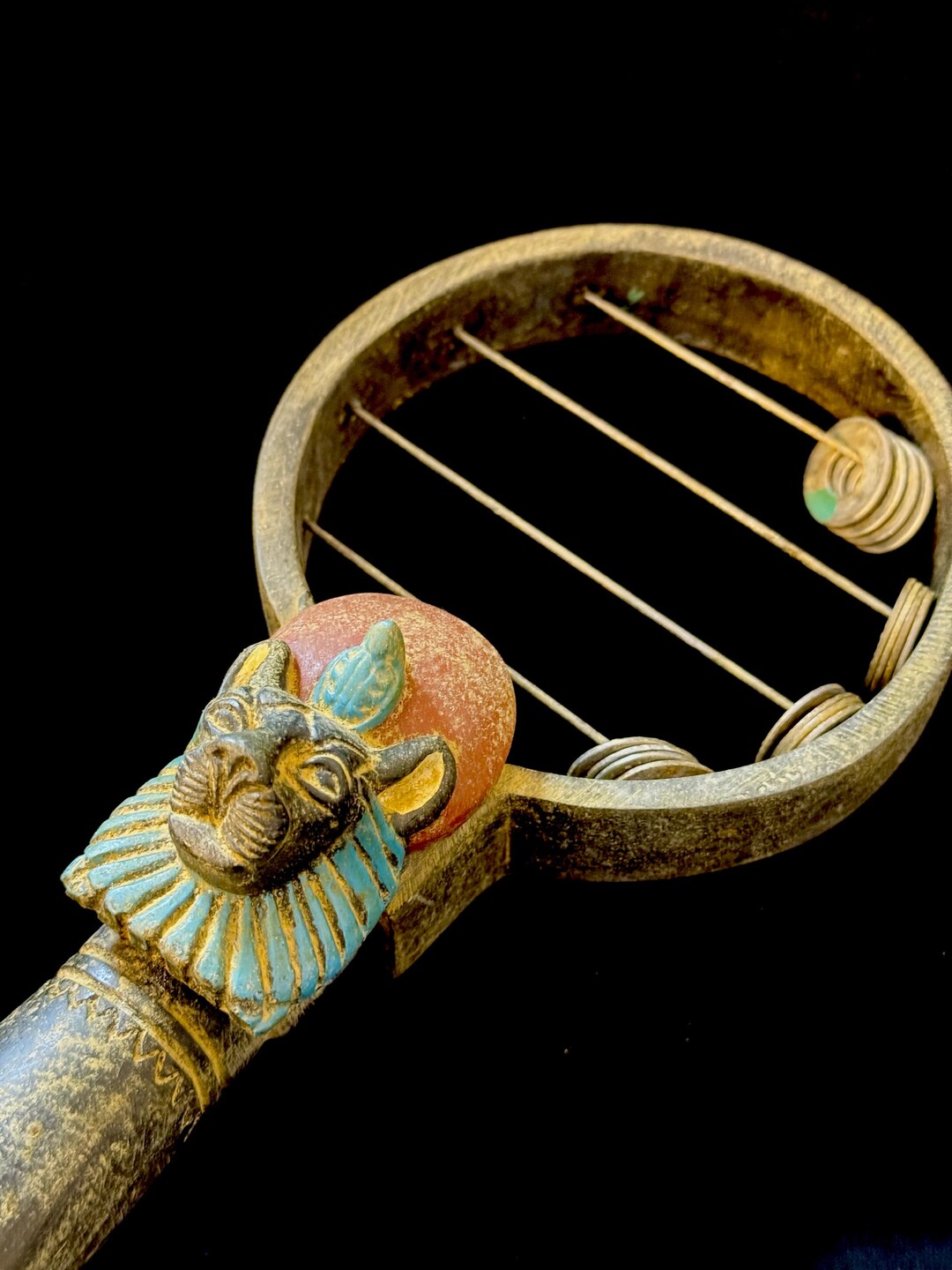 Amazing Sistrum of Goddess Sekhmet Musical Instrument Great Sound ...