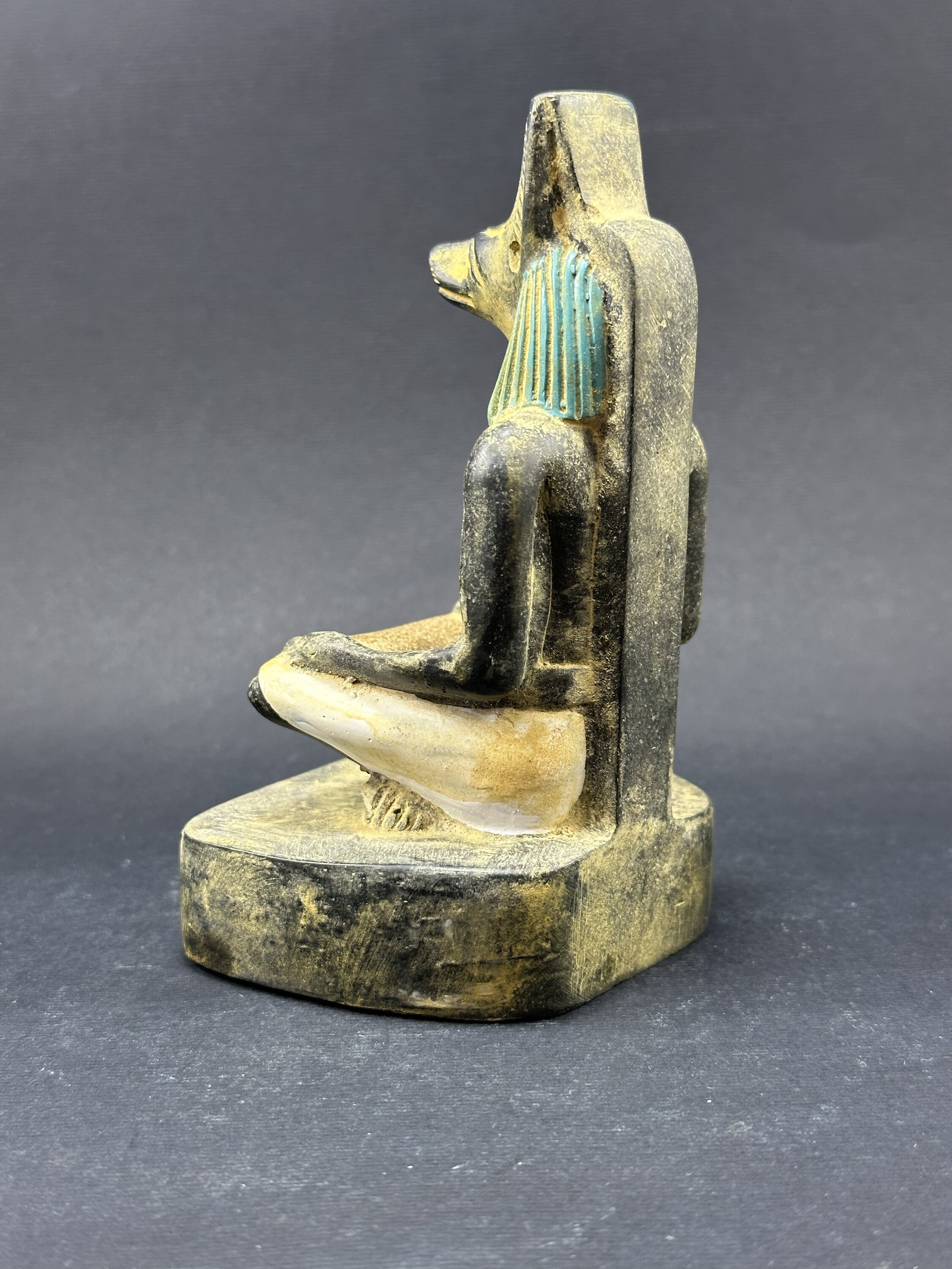 Egyptian Seated Statue Anubis the Statue of the Ancient - Etsy