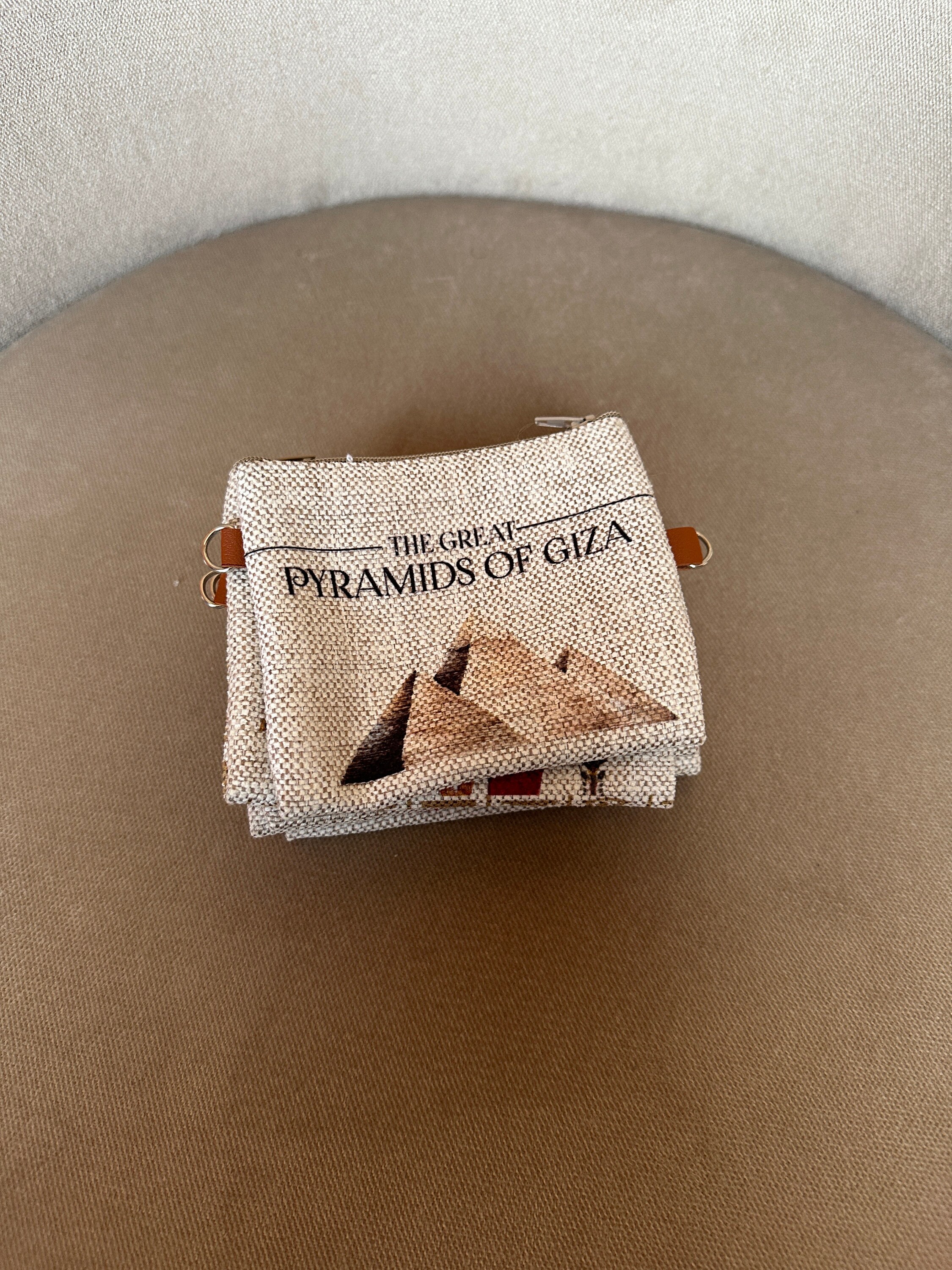 Set of Six Pieces Canvas Wallet - Horus, Eye of Horus, Pyramids of Giza ...