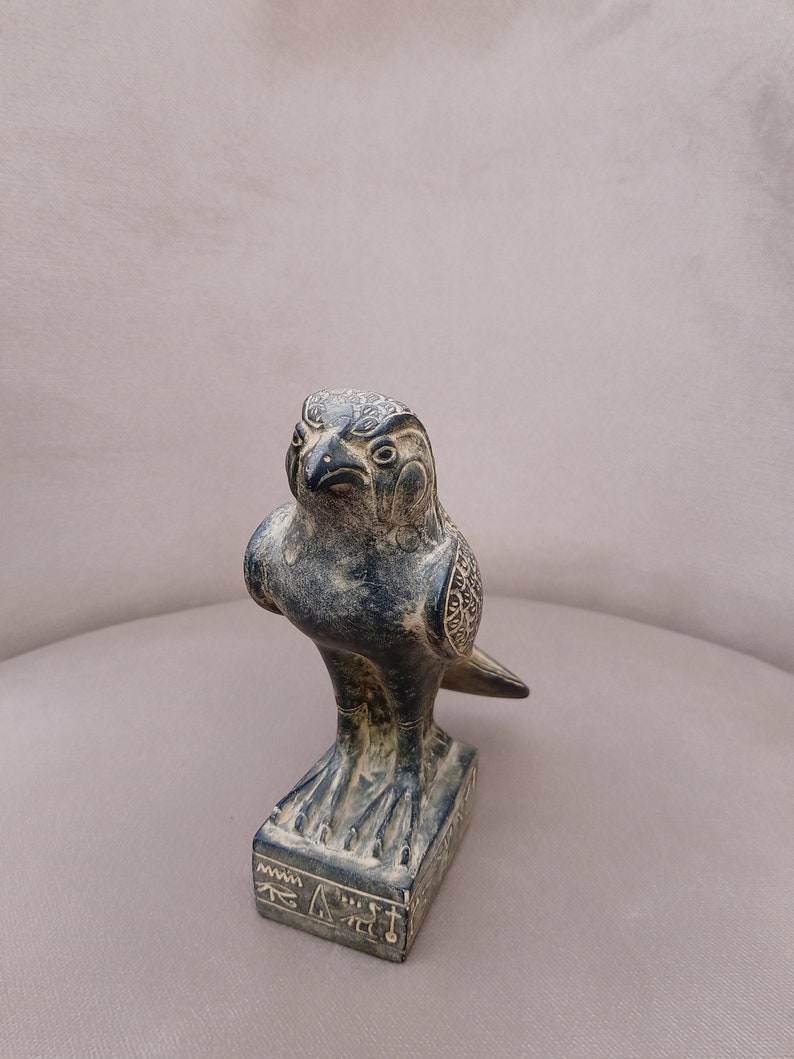Egyptian Statue Horus God Falcon Bird Antique Made in Egypt - Etsy