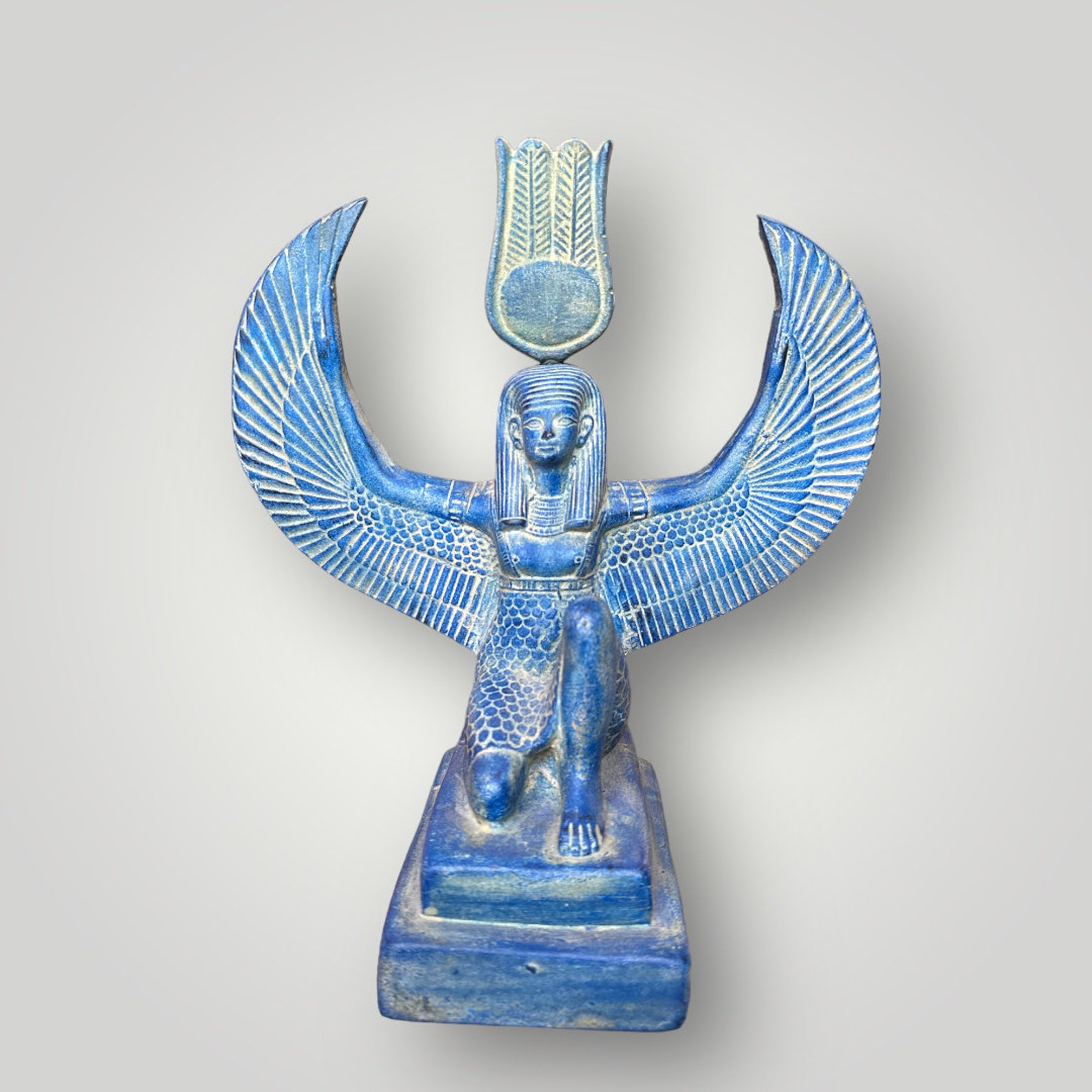 Unique Statue of Egyptian Goddess Maat With Open Wings Goddess of Truth ...