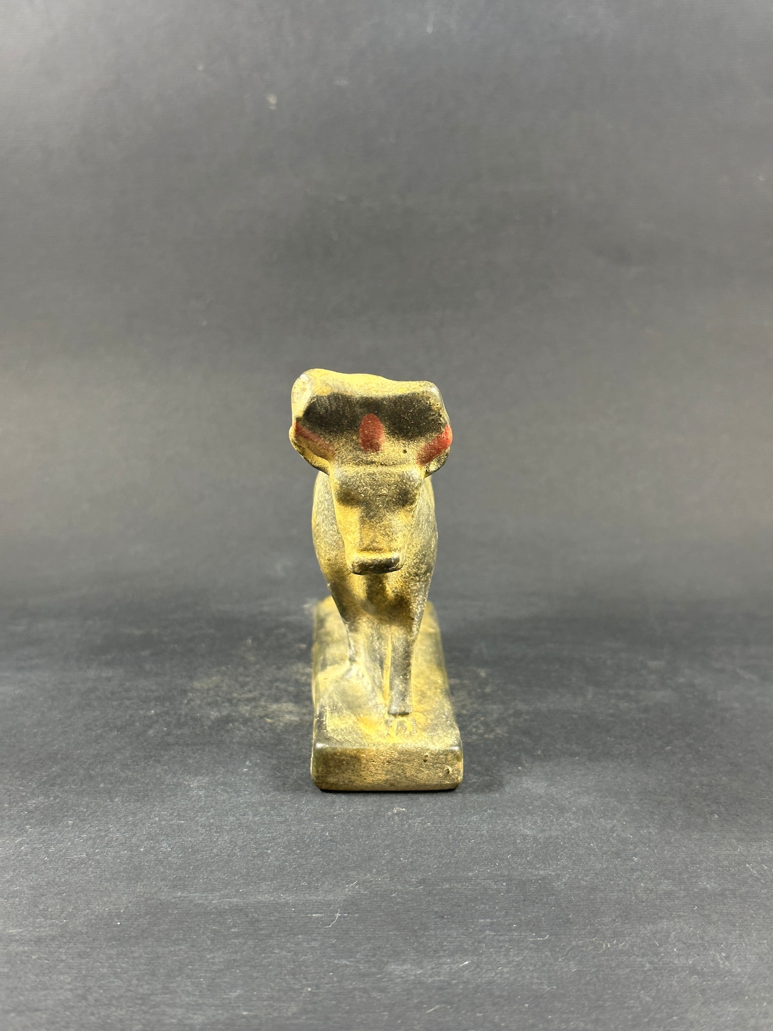 Egyptian Goddess Hathor, Hathor Face With Cow Shape. Hand Carved Hathor ...