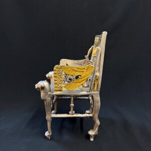 Unique Tutankhamun Lions Throne Museum Chair Original Resin Replica of ...