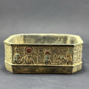 Ancient Egyptian Pharaonic Style Treasure Box Egyptian Treasure Box ...