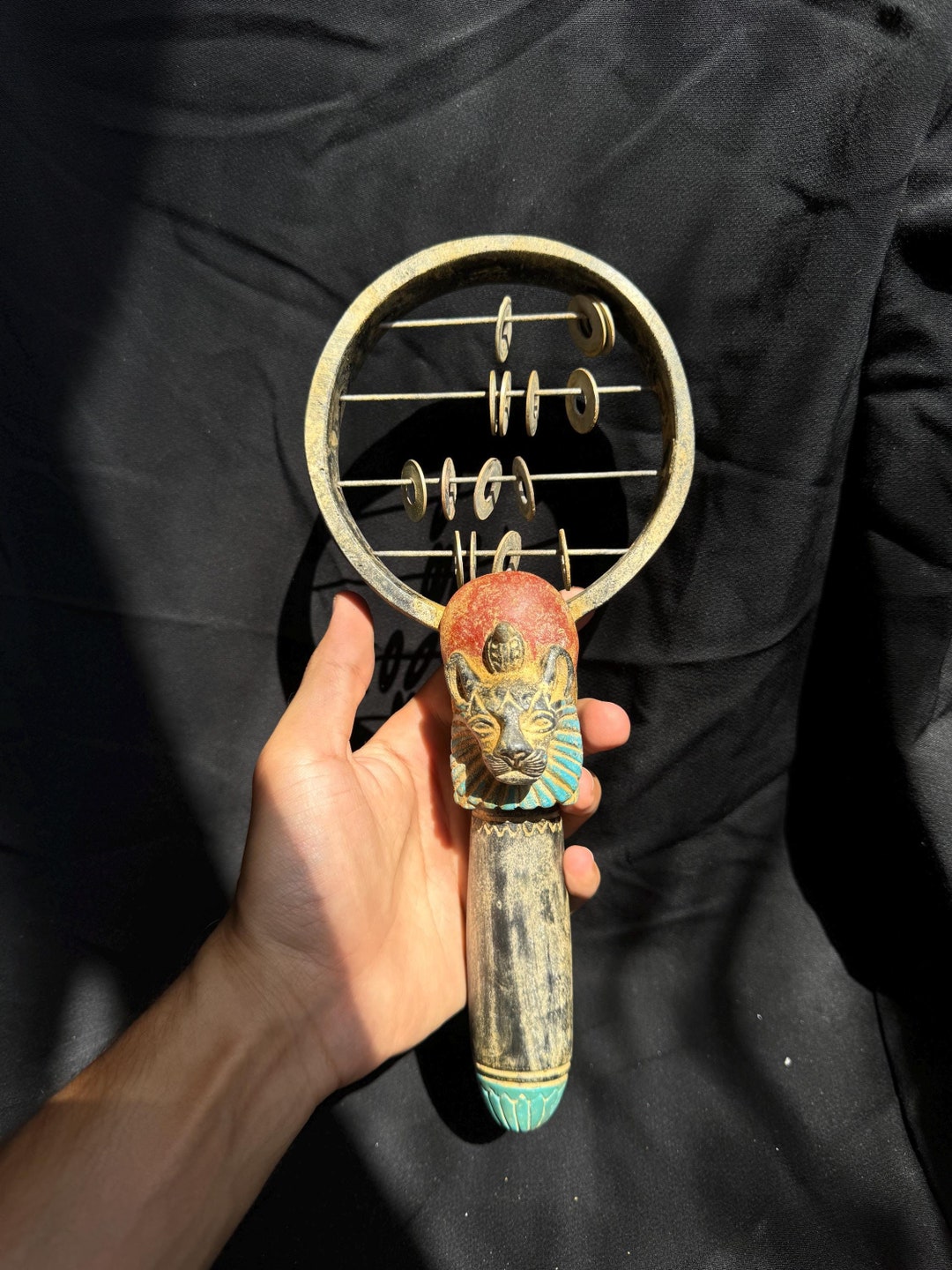 Gorgeous Sistrum of Goddess Sekhmet Musical Instrument Great Sound ...