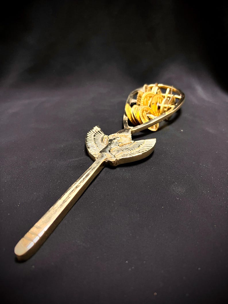 Golden Isis Sistrum of Divine Protection Made in Egypt - Etsy