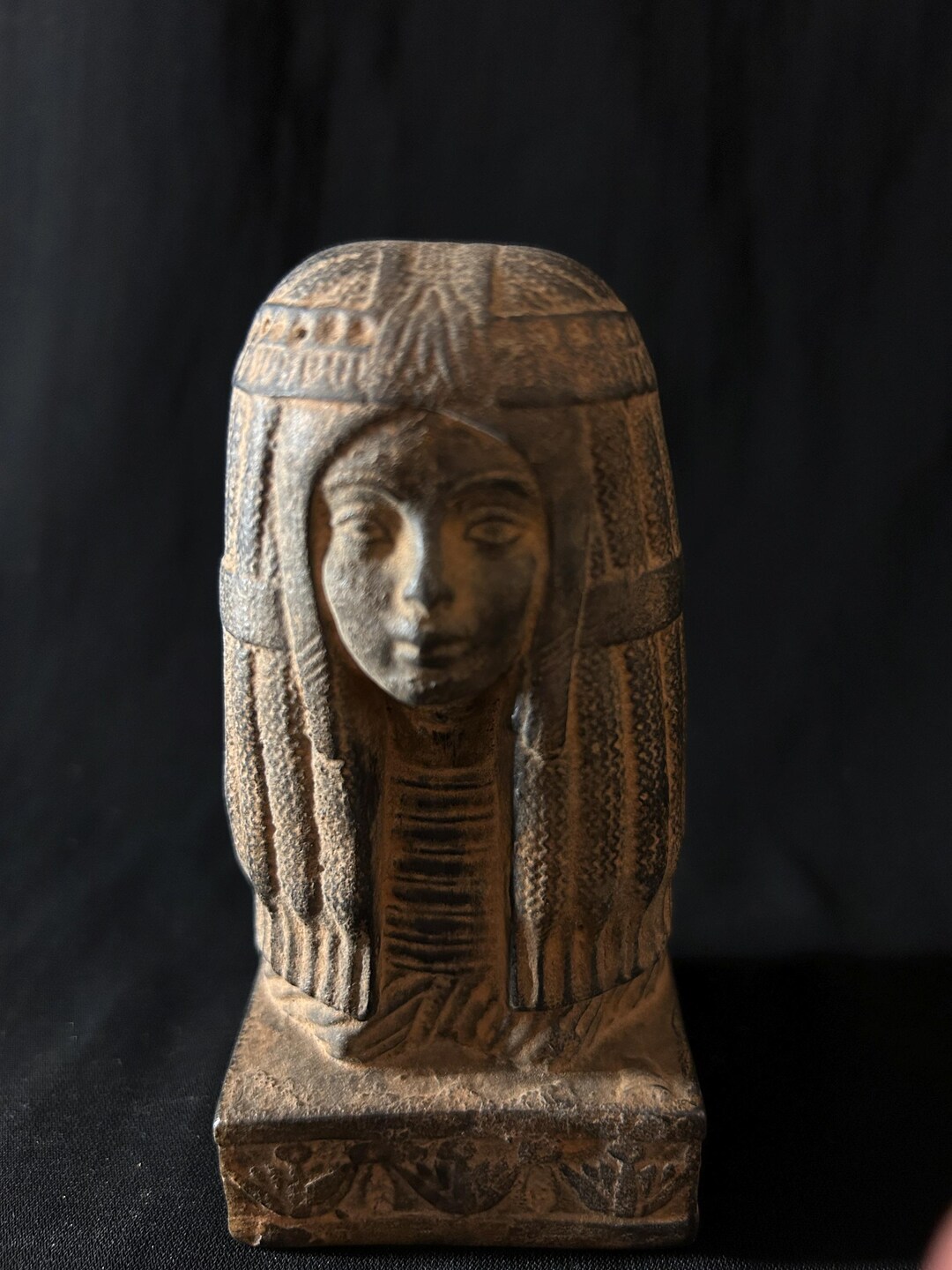 Antique Cleopatra Bust Sculpture – Handcrafted Ancient Egyptian Queen ...