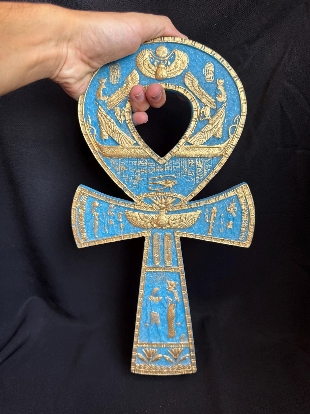 Unique Ankh Key of Life With Pharaonic Symbols Home Decor Egyptian ...
