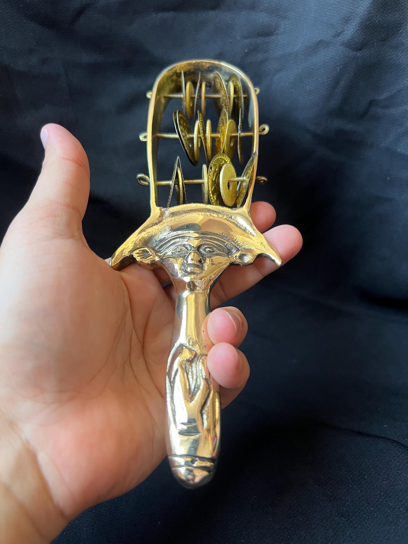 Amazing Goddess Hathor Sistrum Made of Copper - Sacred Musical ...