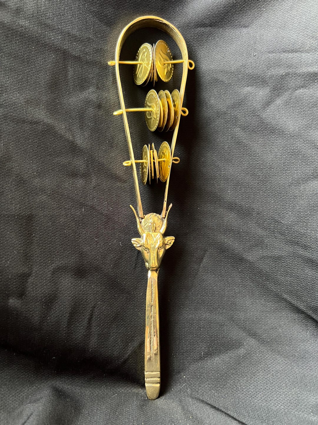Hathor Brass Sistrum | Egyptian Temple Instrument | Sacred Pharaoh ...