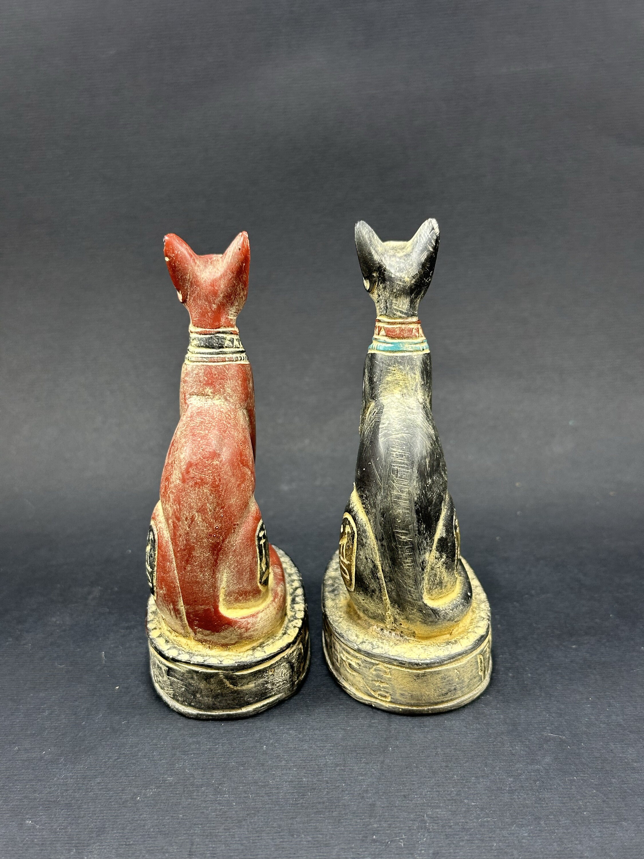 Set of Egyptian Bastet for Sale Red and Black Colors of - Etsy Australia