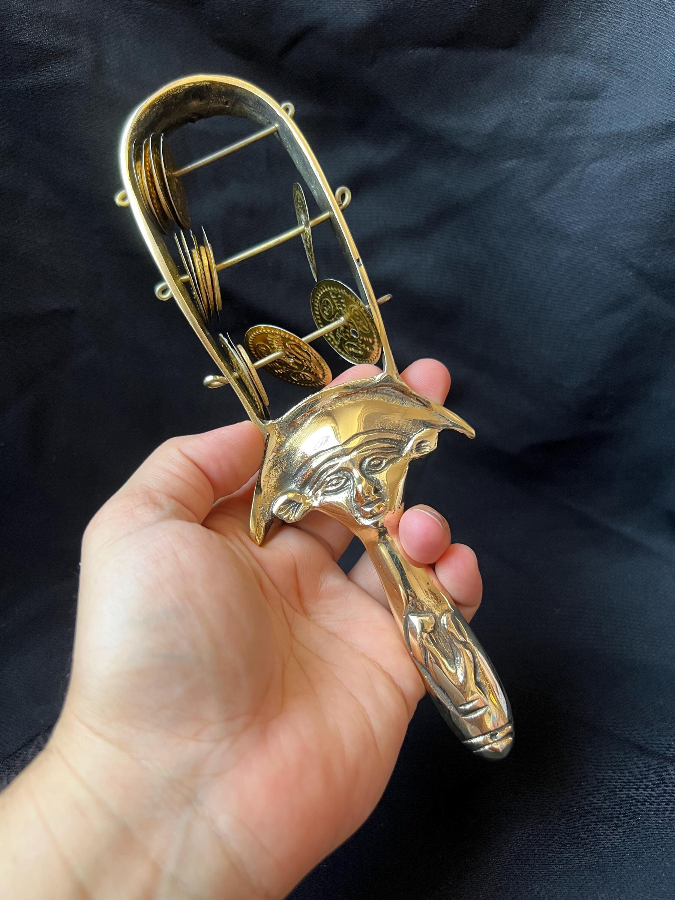 Amazing Goddess Hathor Sistrum Made of Copper - Sacred Musical ...