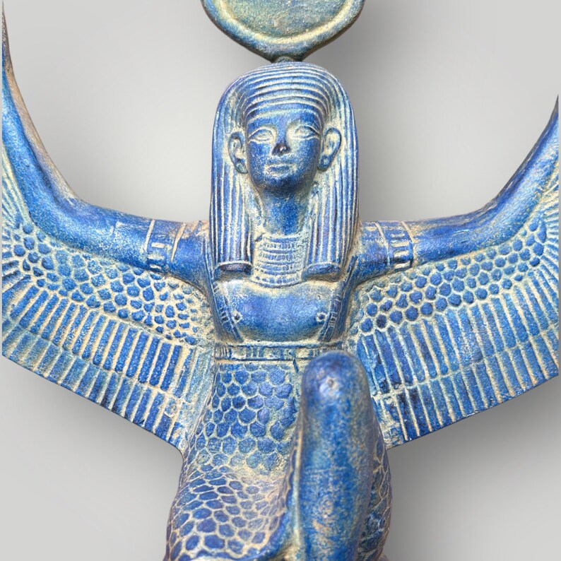 Unique Statue of Egyptian Goddess Maat With Open Wings Goddess of Truth ...
