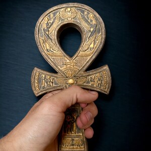 Handmade Ankh Key of Life With Pharaonic Symbols Cross Home Decor ...
