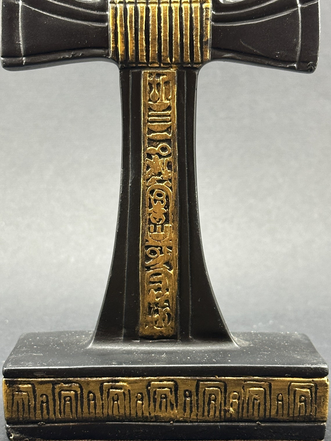 Standing Ancient Egyptian Ankh Key of Life Black and Golden - Etsy